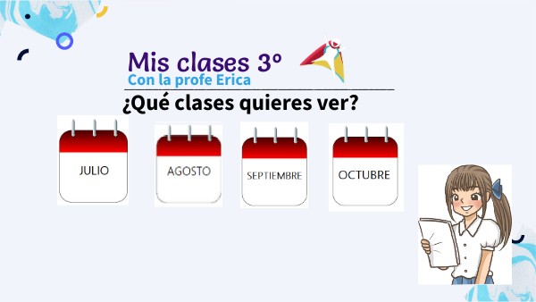MIS CLASES 3° | Genially