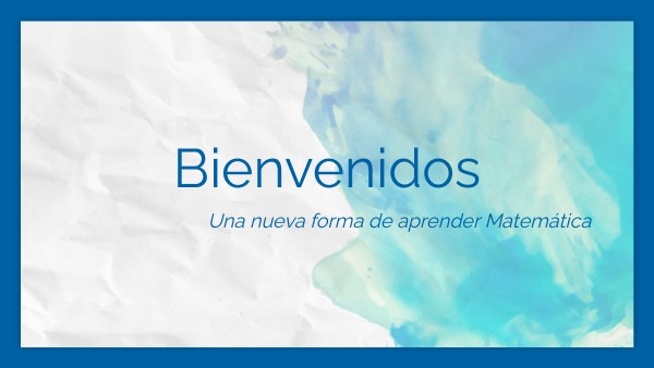 Bienvenida matemática APCH