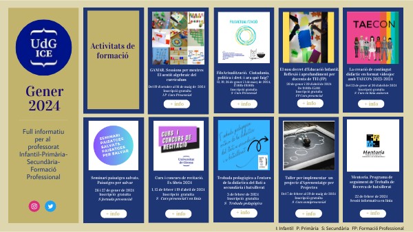 Newsletter Gener 2024 ICE UdG | Genially