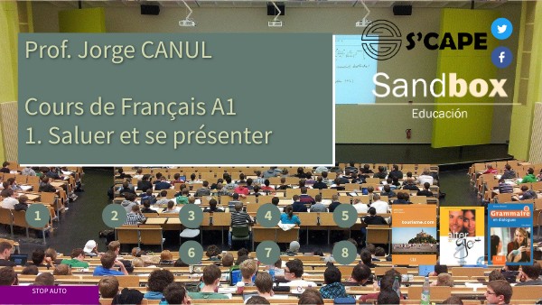 UT Cours A1 1 Saluer et se présenter | Genially