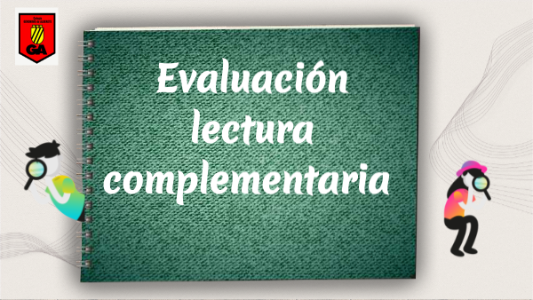 Evaluación lectura complementaria junio.