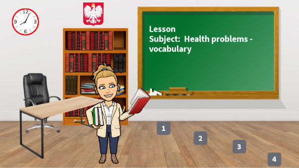 Health problems - vocabulary | Genially