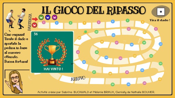 GIOCO DEL RIPASSO - 3e | Genially