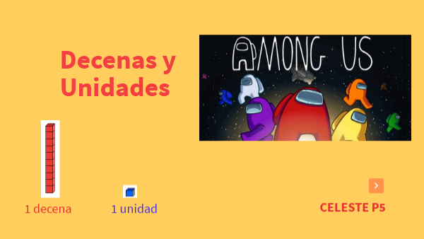 Decenas y unidades Among us