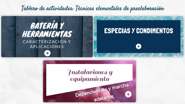 TABLERO DE ACTIVIDADES TEP 1 trimestre | Genially