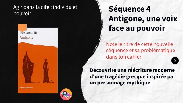 Antigone, une voix face au pouvoir | Genially