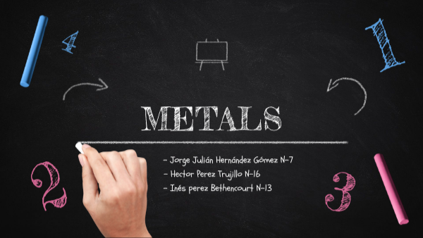 PRESENTACIÓN Metals | Genially