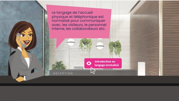Langage normalisé d'accueil | Genially