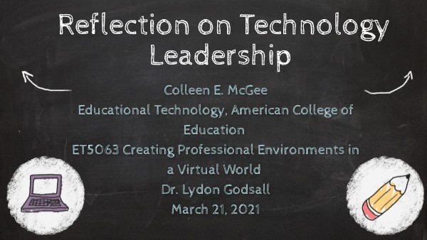 ET5063 Module 5 reflection | Genially