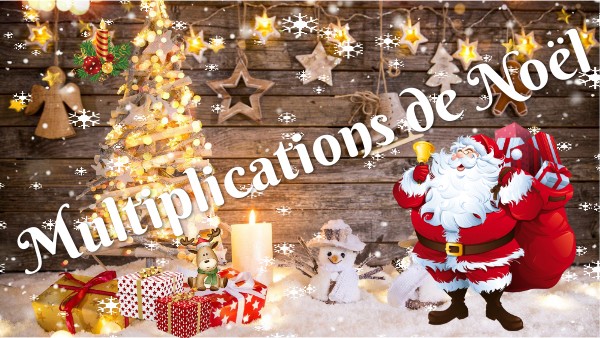 Multiplications Pixel art de Noël | Genially