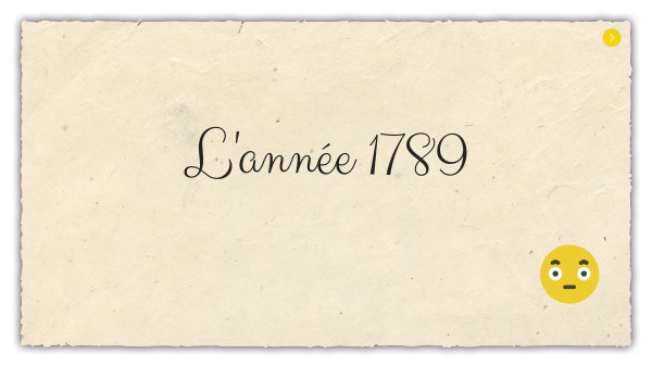 L'année 1789