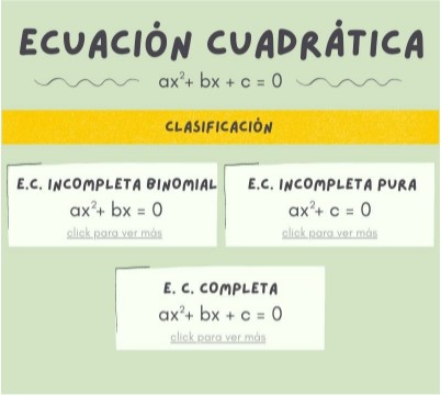 ec cuadrática | Genially