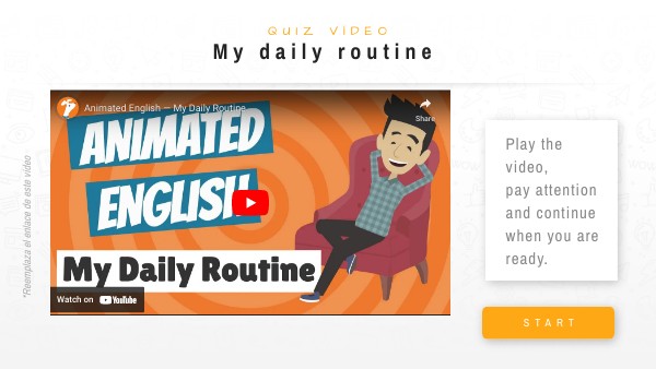 My daily routine | Genially