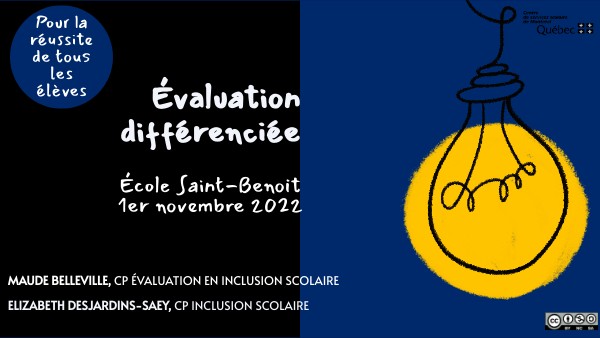 Éval différenciée_St-Benoit | Genially