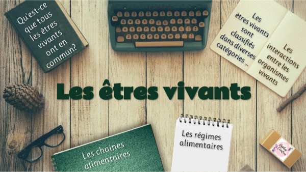Les êtres vivants | Genially