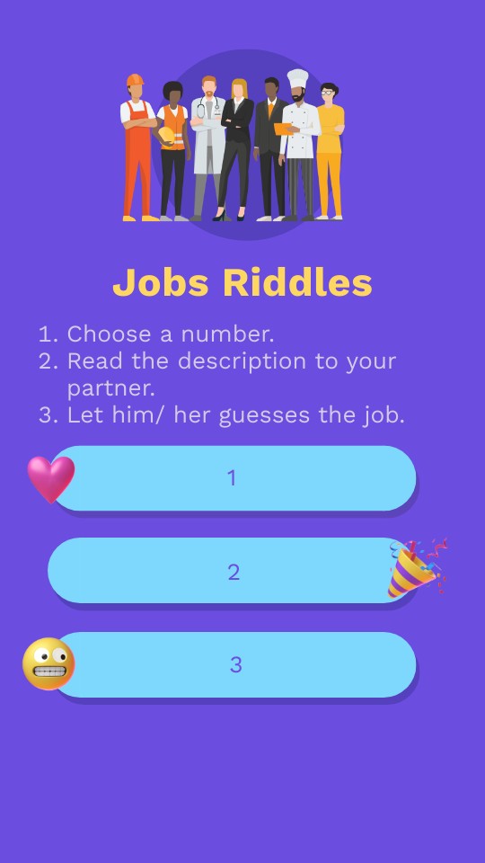 Jobs Riddles - Student A | Genially
