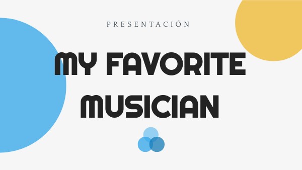 My favorite Musician | Genially