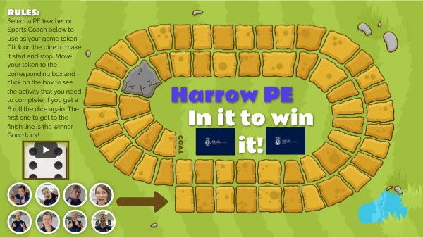 Lower School PE Board Game