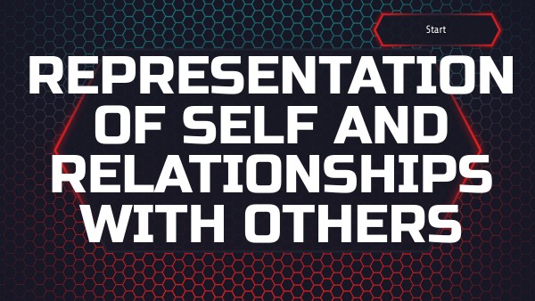 2DE REPRESENTATION OF SELF AND RELATIONSHIPS WITH OTHERS | Genially