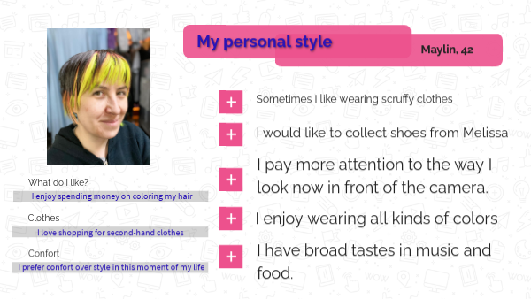 My style over the years