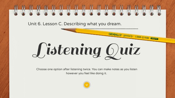 Listening quiz Ello Views #1374 | High-Intermediate 6 | Genially