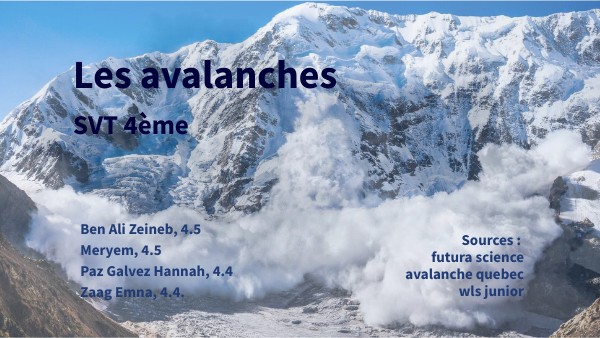 Avalanche | Genially