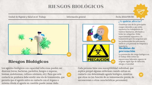Riesgos Biológicos | Genially