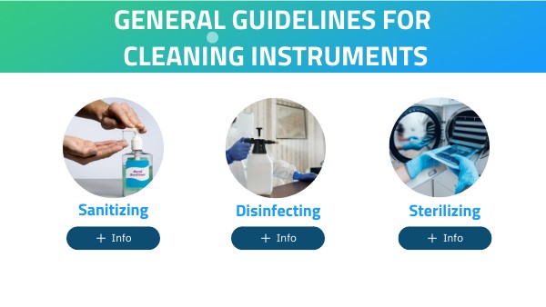 Guidelines for Cleaning Instruments | Genially