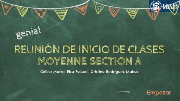 Réunion parents 2021-2022 | Genially