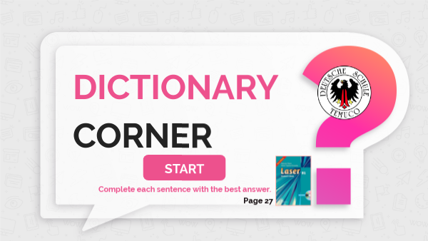 DICTIONARY CORNER PAGE 27