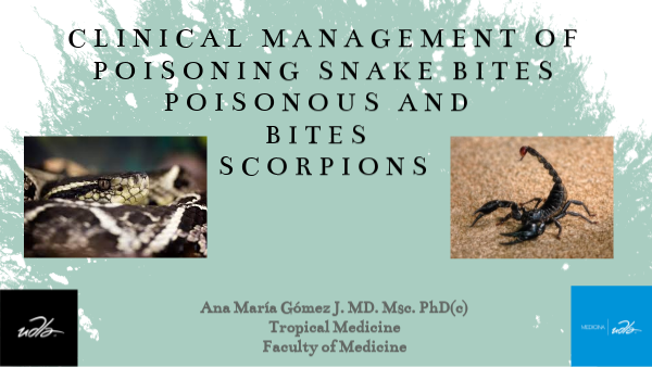 CPG Snake bites and Scorpions poinsoning | Genially