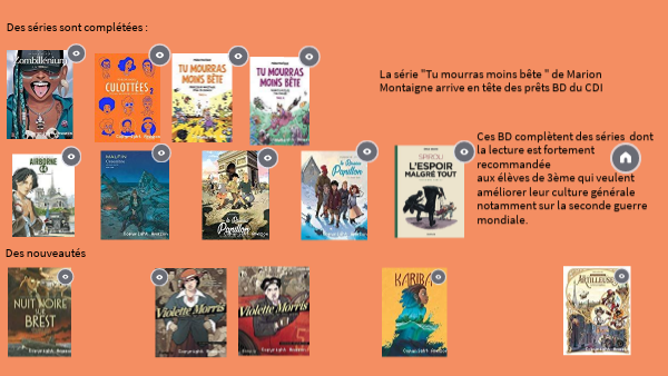 Nouveautés BD | Genially