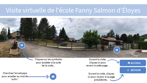Visite virtuelle maternelle Éloyes | Genially