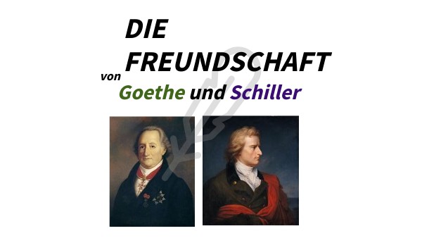 Goethe und Schiller