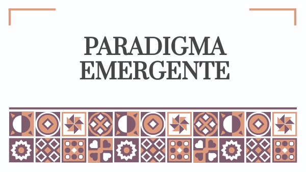 PARADIGMA EMERGENTE