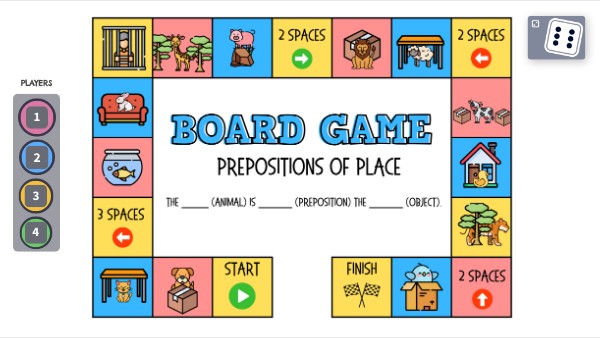 PREPOSITIONS OF PLACE | Genially