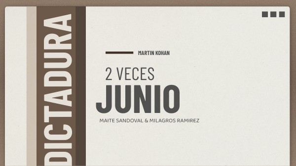 2 VECES JUNIO | Genially