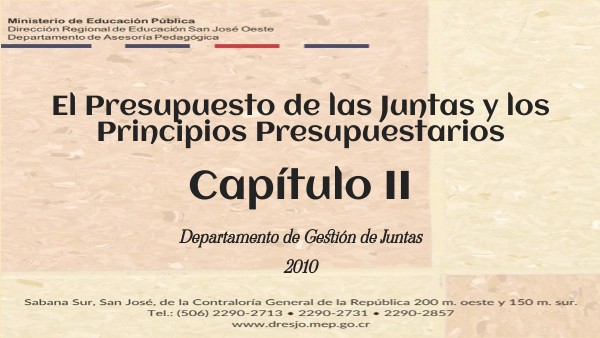 Capítulo II. Principios | Genially