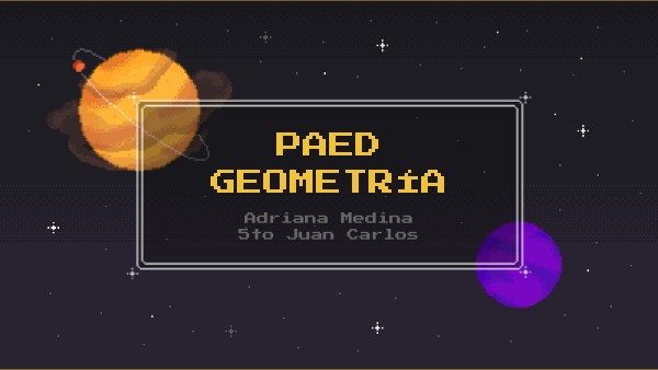 PAED Geometría - I Bimestre | Genially