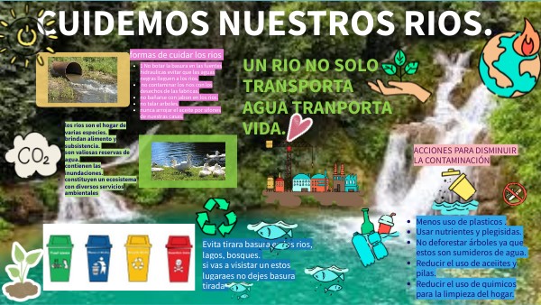 cuidado de nuestros rios | Genially