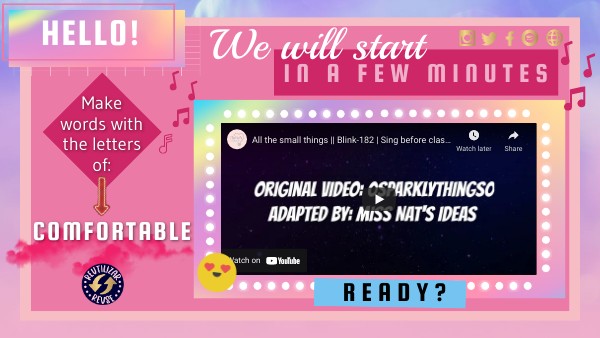 Welcome screen LOVE | Genially