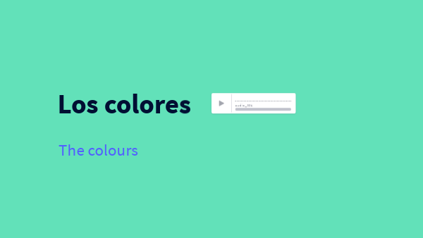 Los Colores presentation | Genially