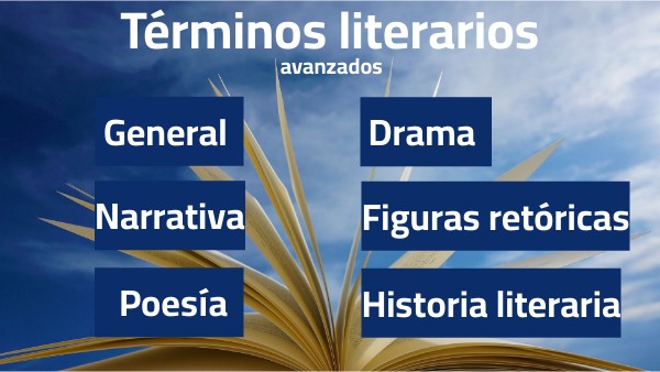 Términos literarios avanzados
