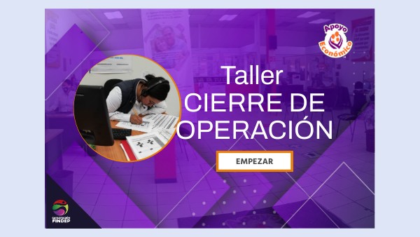TALLER CIERRE DE OPERACIÓN ZONALES | Genially
