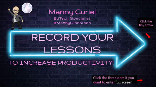 MDT Record your Lessons to Increase Productivity | Genially
