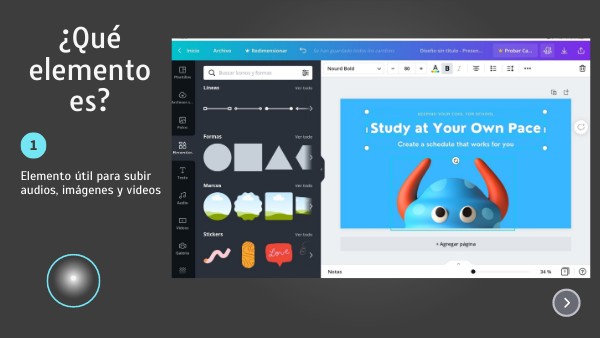 Encuentra el elemento | Genially