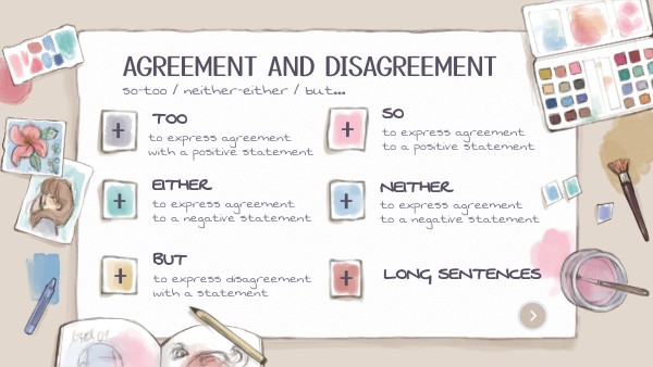 Agree and disagree | Genially