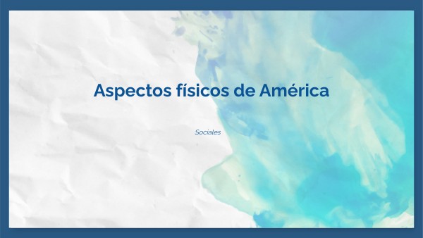 soc.2do sec.América | Genially