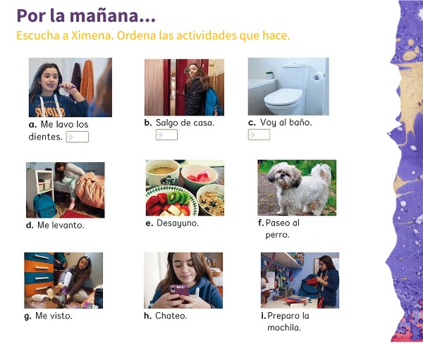 Por la mañana-Rutina en español