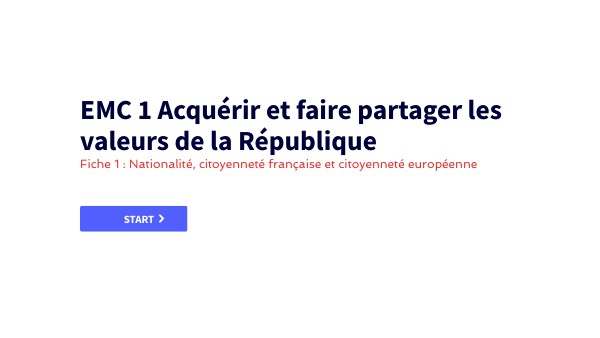 EMC 1 - Fiche 2 | Genially